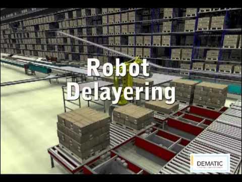 Dematic Receiving Simulation - YouTube