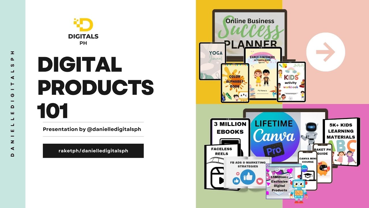 Digital Products 101 Presentation by @danielledigitalsph - YouTube