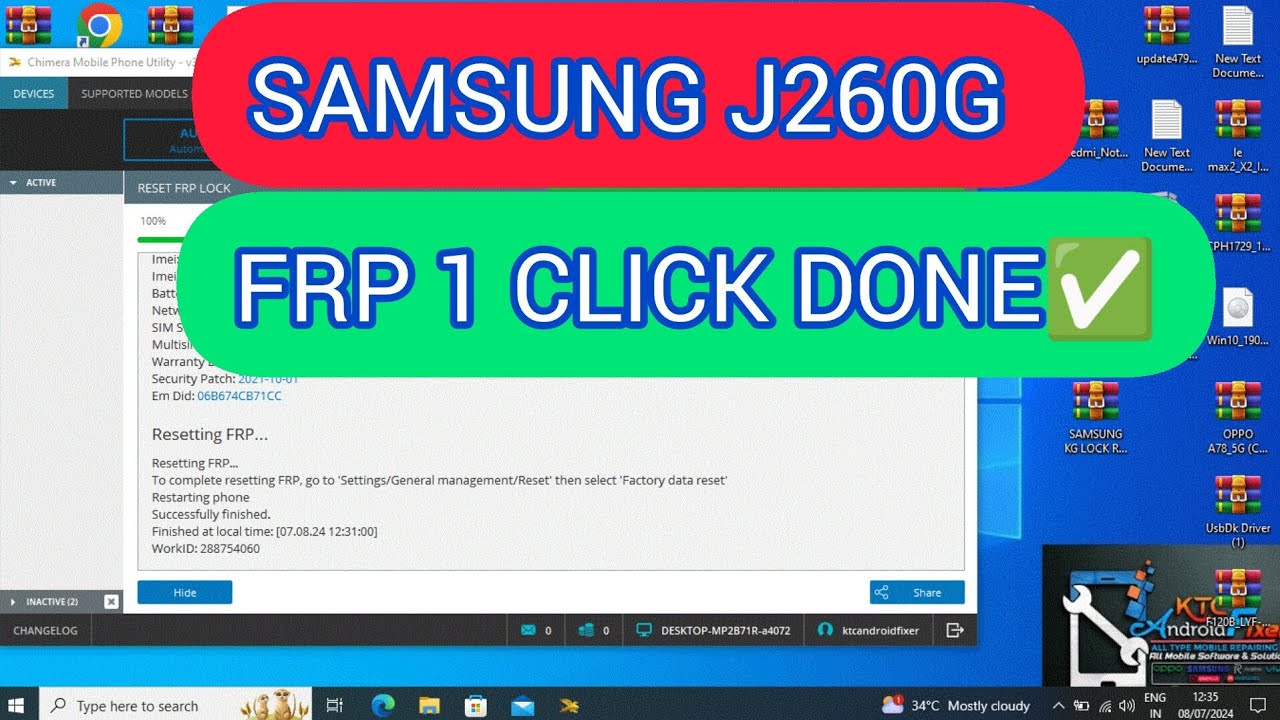 Samsung J2 Core #samsung (Sm- J260G/DS) Google Account #frp Removed 1 ...