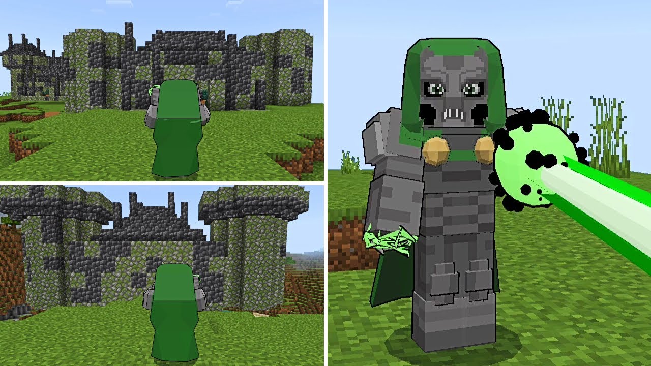 DOCTOR DOOM MCPE || Addon del DR DOOM para Minecraft PE - YouTube