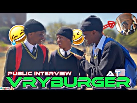 Public interview 🤣🤐! At vryburger high😳! - YouTube