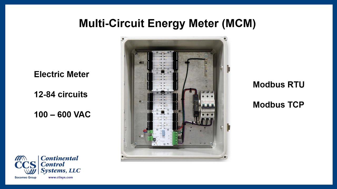 Multi Circuit Meter MCM Webinar July 2020 Continental Control Systems ...