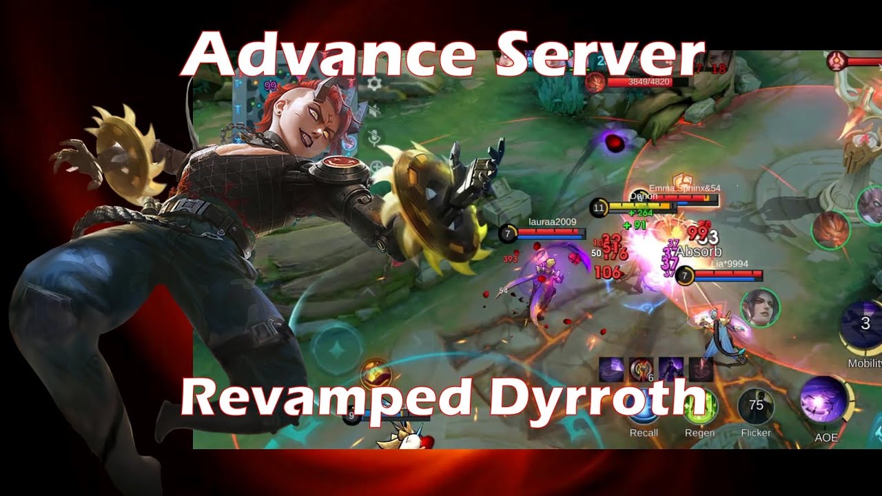 MLBB: How good is the Revamped Dyrroth in Advance Server??? - YouTube