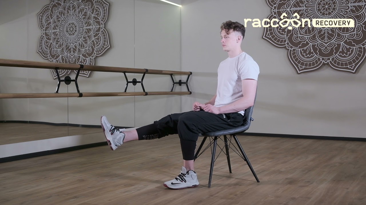 Seated long arc quad / Prostowanie nóg na siedząco - YouTube