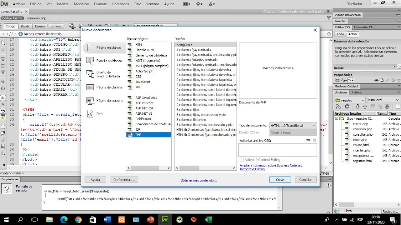 BORRAR REGISTRO EN PHP - YouTube