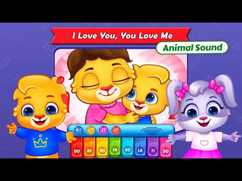 Lucas and Ruby Animal Sounds Song #17 - I Love You, You Love Me | RV AppStudios Games