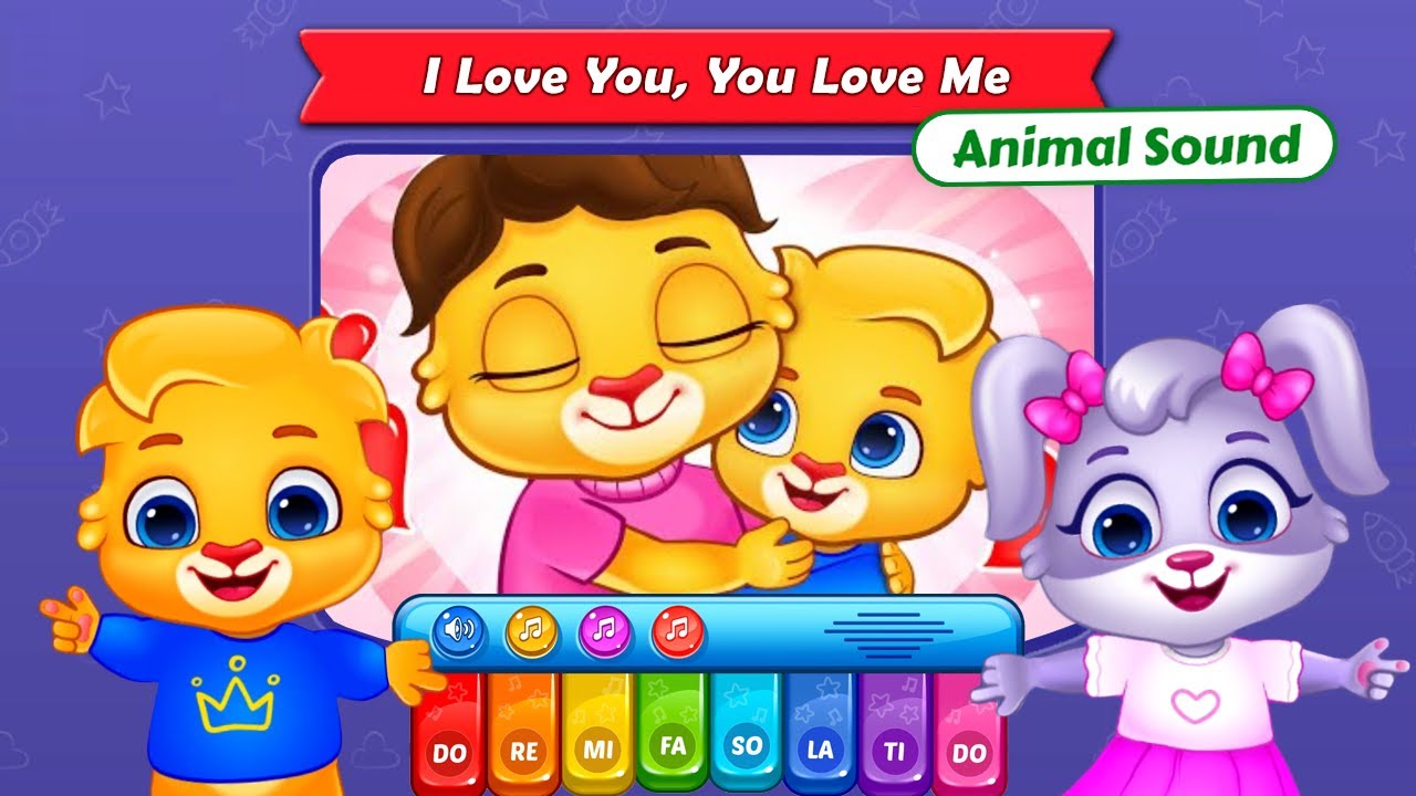 Lucas and Ruby Animal Sounds Song #17 - I Love You, You Love Me | RV ...