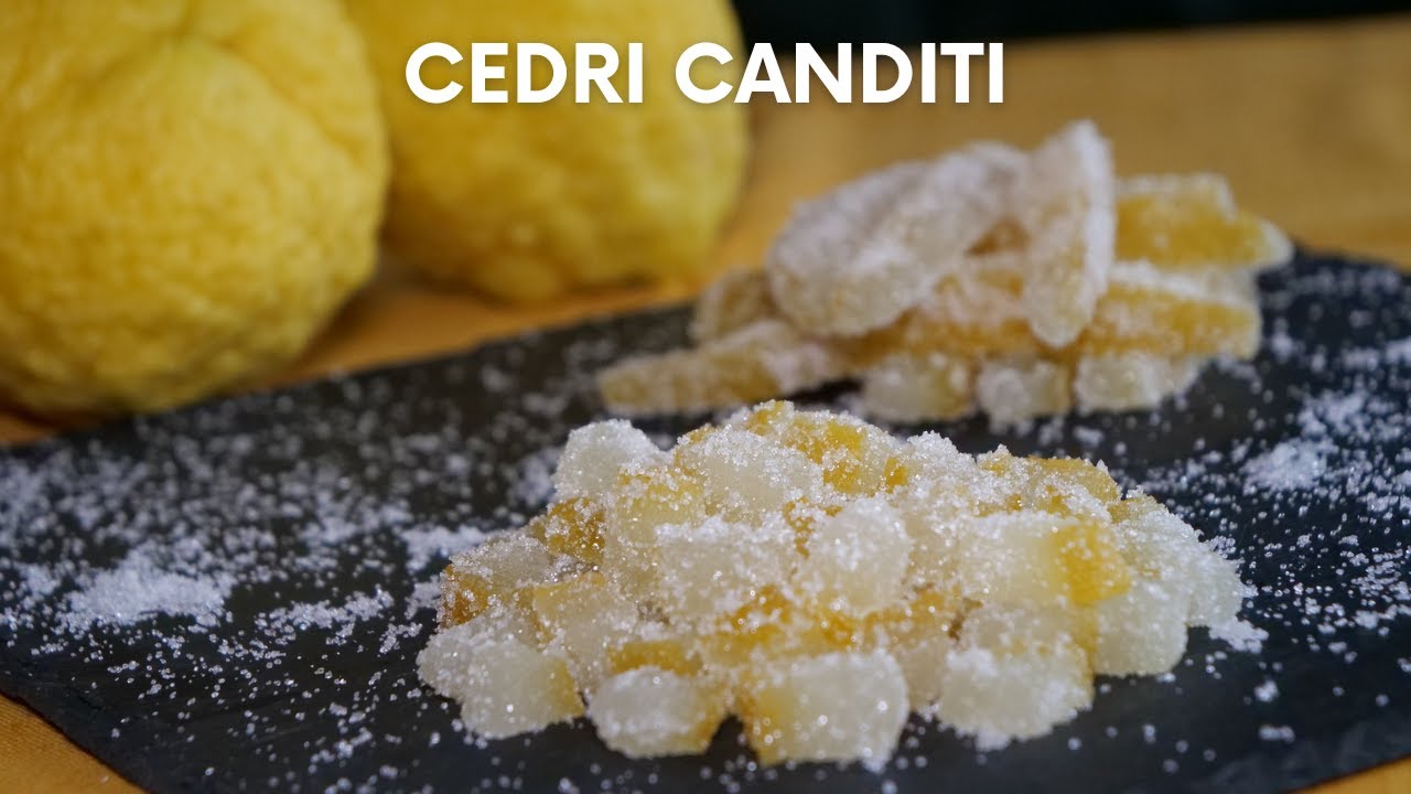COME FARE I CEDRI CANDITI | UNA RICETTA SUPER UTILE | FACILE E VELOCE # ...