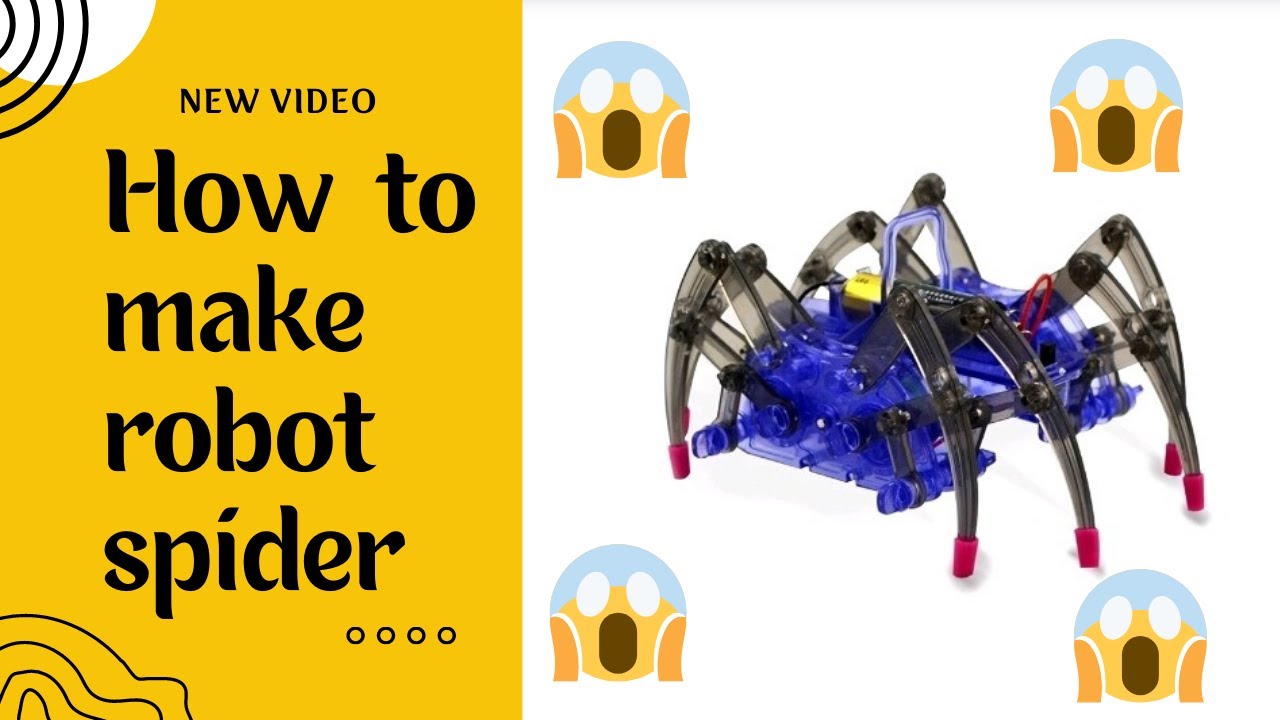 How to make diy electronic robot spider #project #diy #experiment # ...