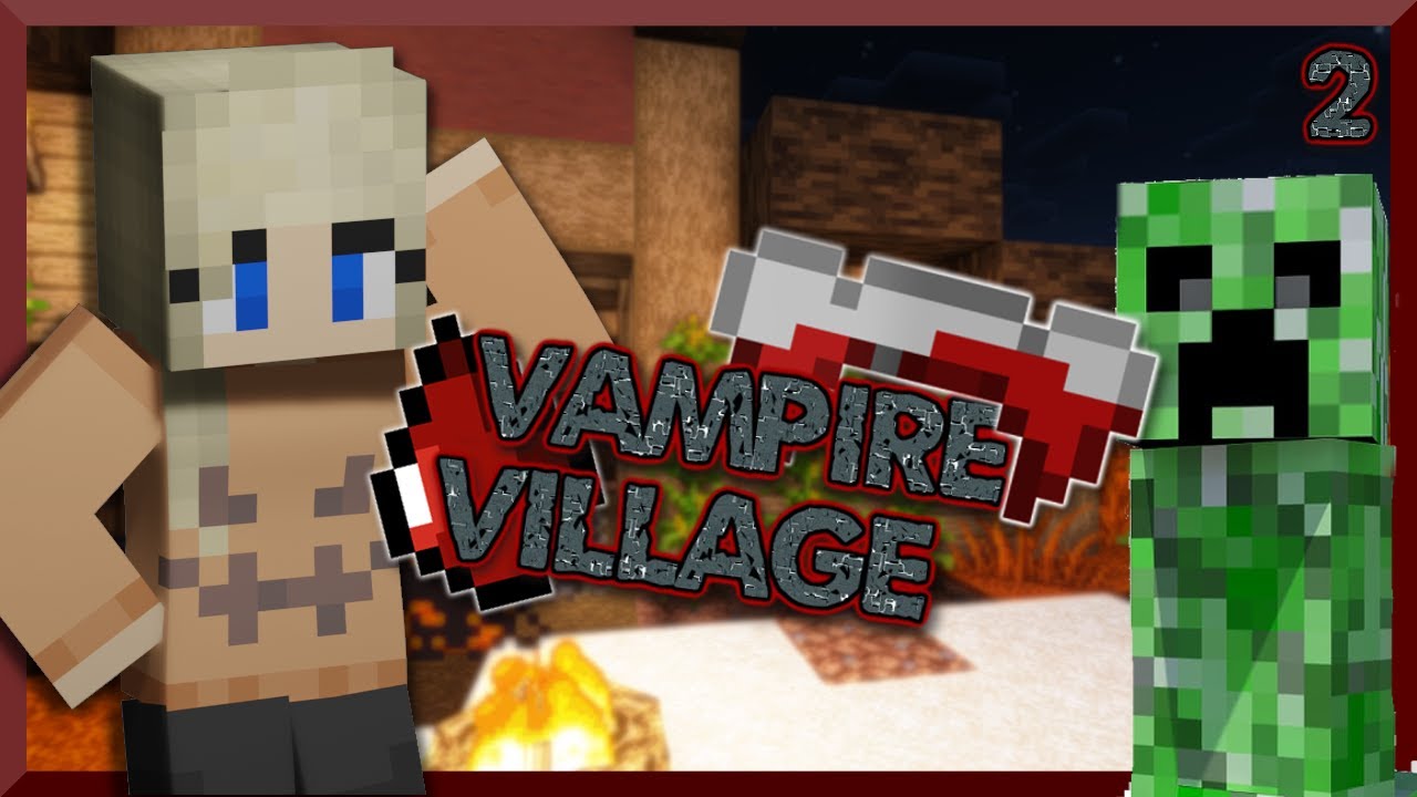 Creepers are AFRAID of Vampires? Vampire Village Part 2 - YouTube