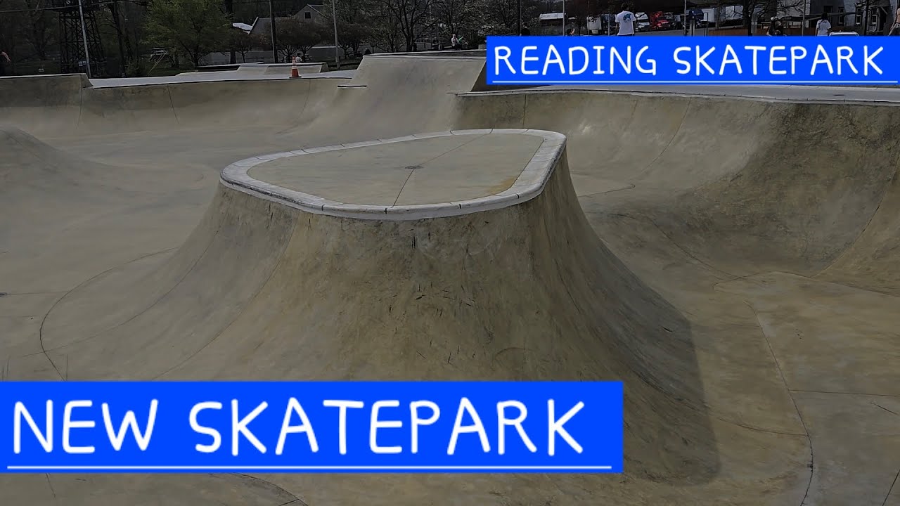 NEW SKATEPARK ~ READING SKATEPARK #skatersover50 - YouTube