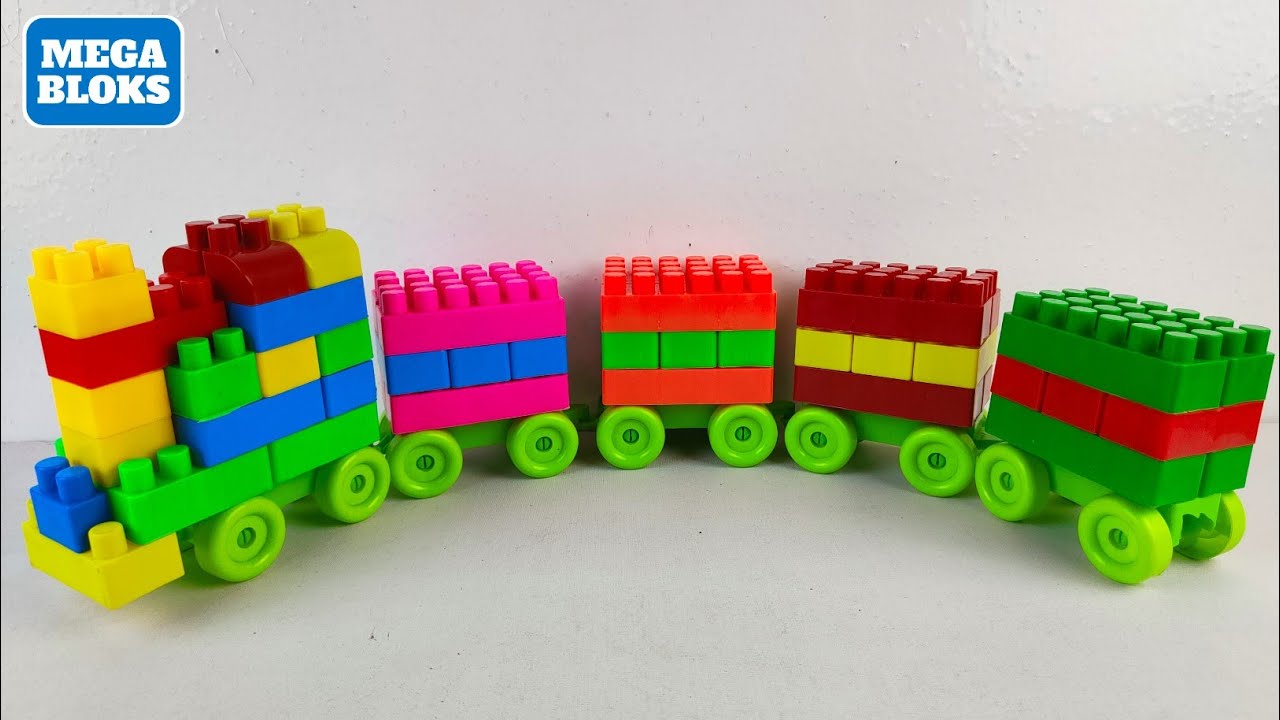 TUTORIAL How To Make a Train From Mega Lego Easy CRAFTING BUILDING DIY ...