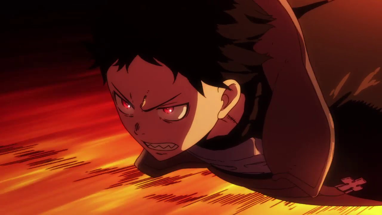 [Fire Force] HD ep01 top fight scene (60 FPS) - YouTube