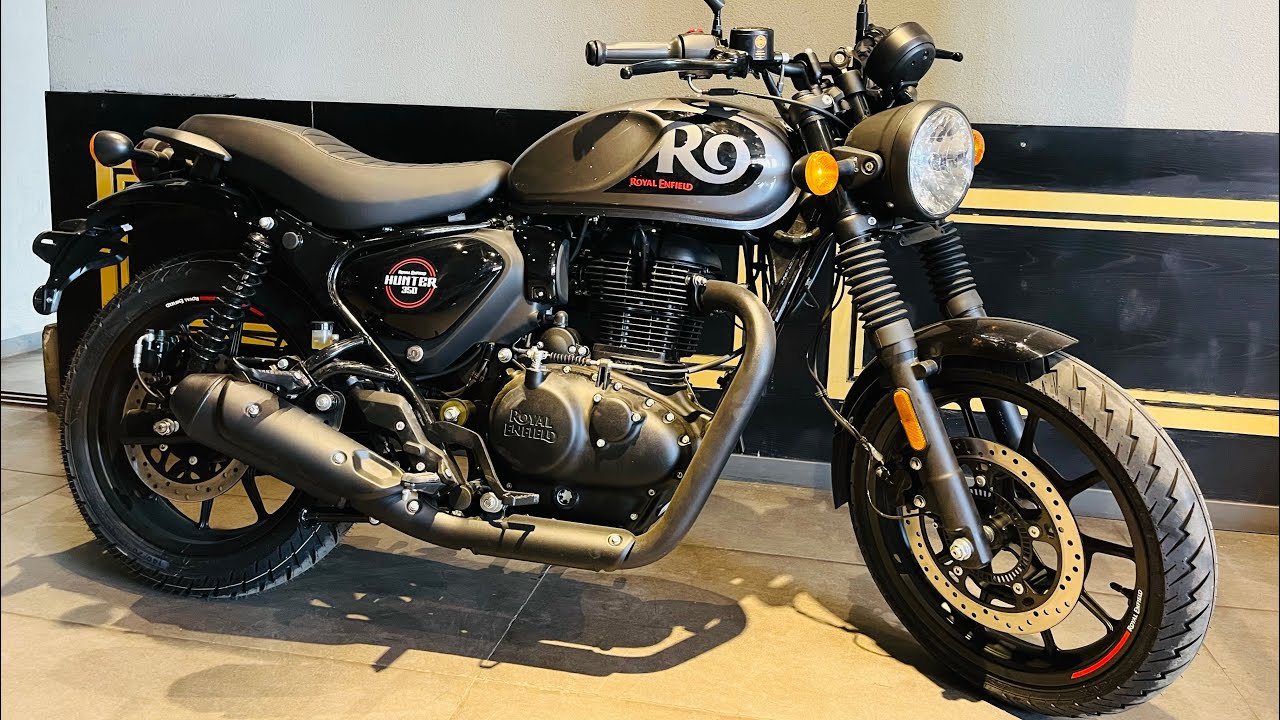 2024🔥Royal Enfield Hunter 350 Dapper Grey Colour Details Review | price ...