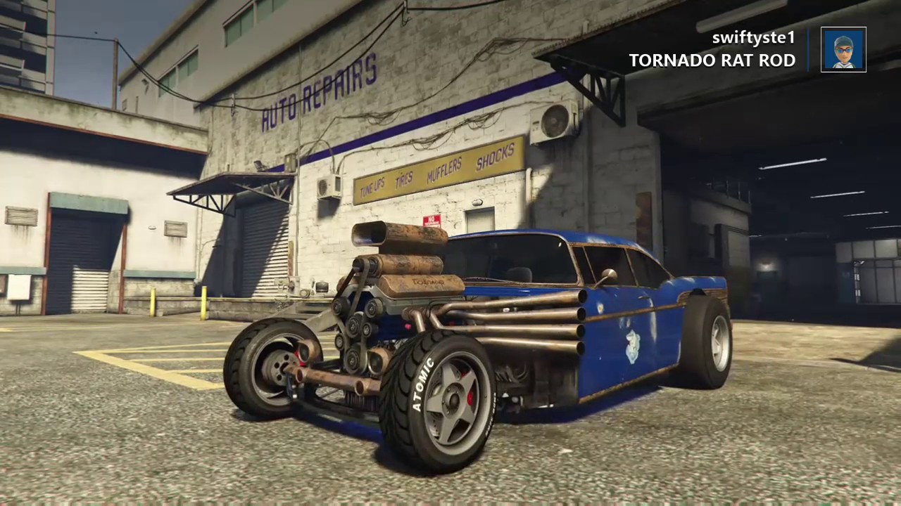 GTA 5 online - Fully Customizing Tornado Rat Rod - YouTube