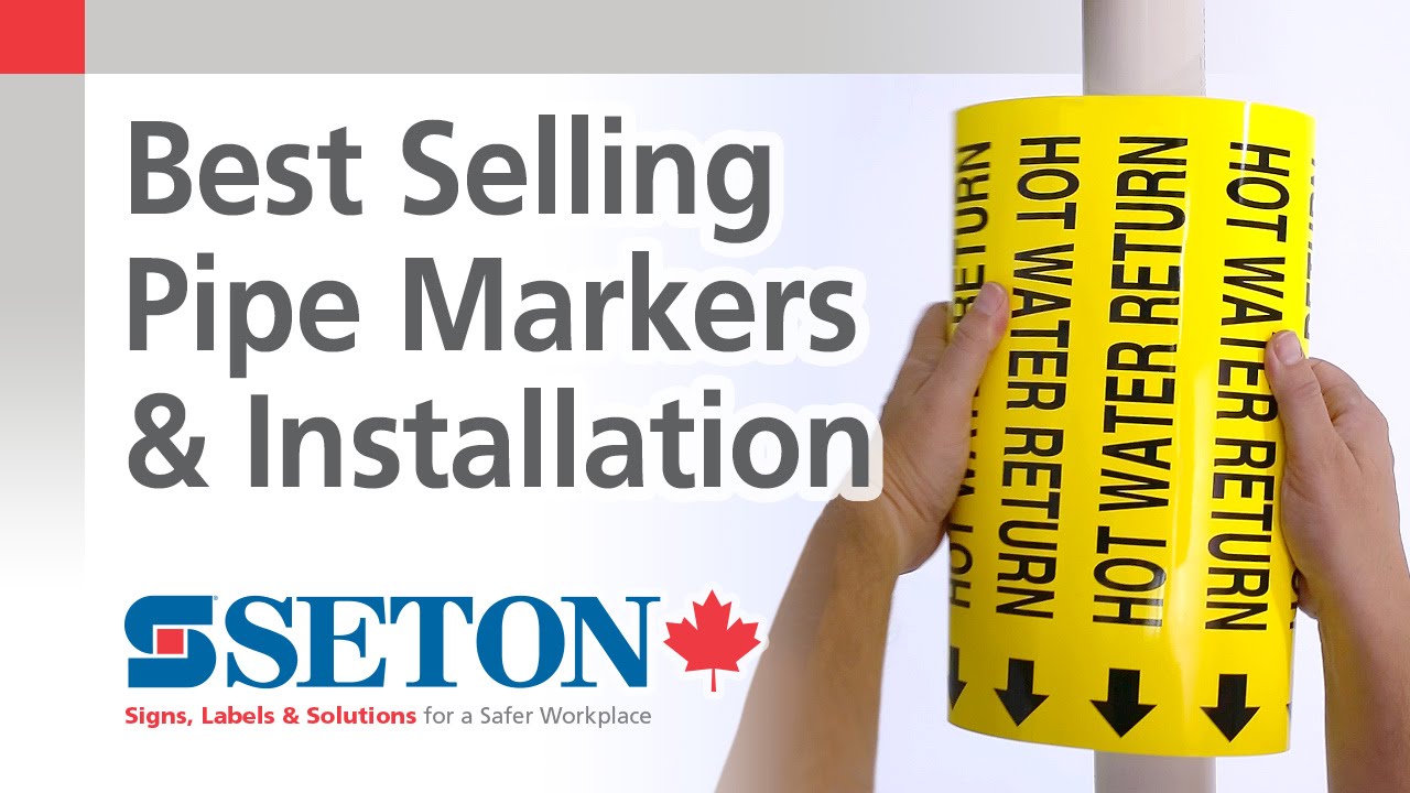 Seton's Most Popular Pipe Markers & Installation Instructions | Seton ...