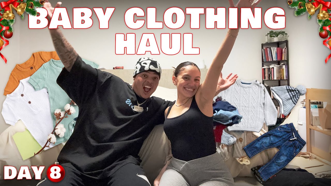 BABY ZAZA'S CHRISTMAS CLOTHING HAUL! *VLOGMAS DAY 8* - YouTube