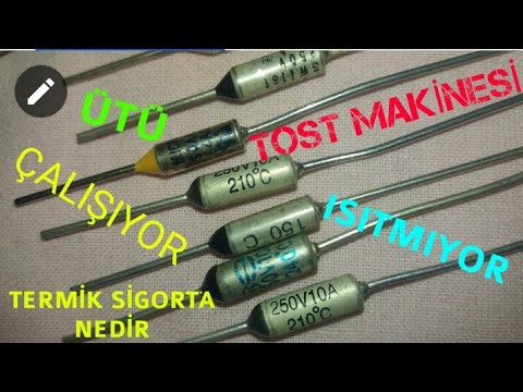 Tost makinesi Tamir/Termik Sigorta Nasıl Takılır/ölçüm/Detaylı - YouTube