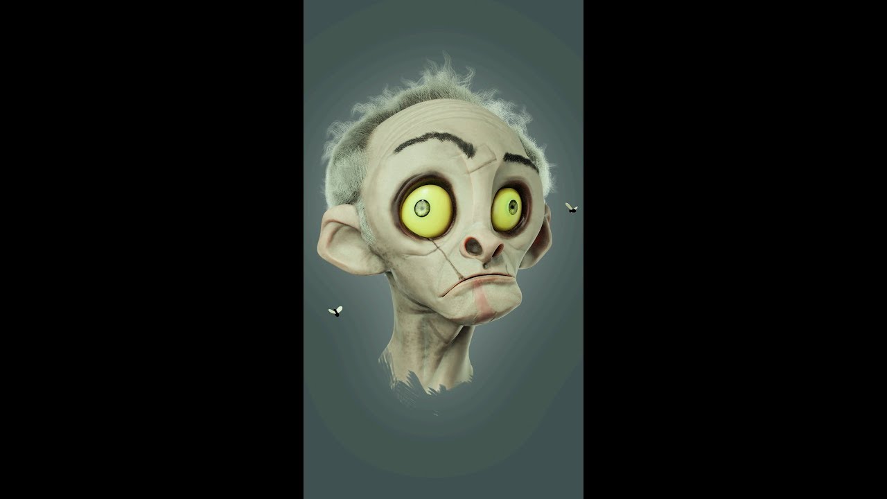 ZBrush/Blender Zombie head speed modelling - YouTube