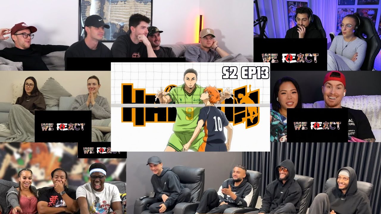 Haikyuu Season 02 Episode 13 | Reaction Mashup - YouTube
