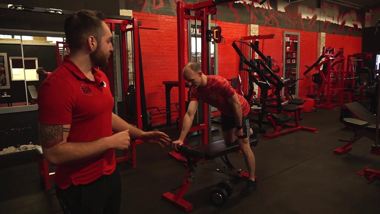 Single arm row - YouTube