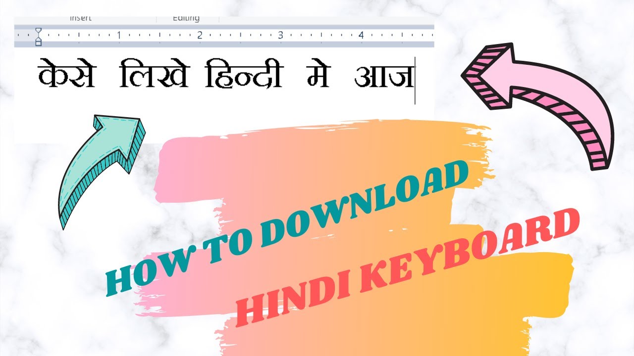 HOW TO DOWNLOAD HINDI KEYBOARD EASY AND FAST YouTube