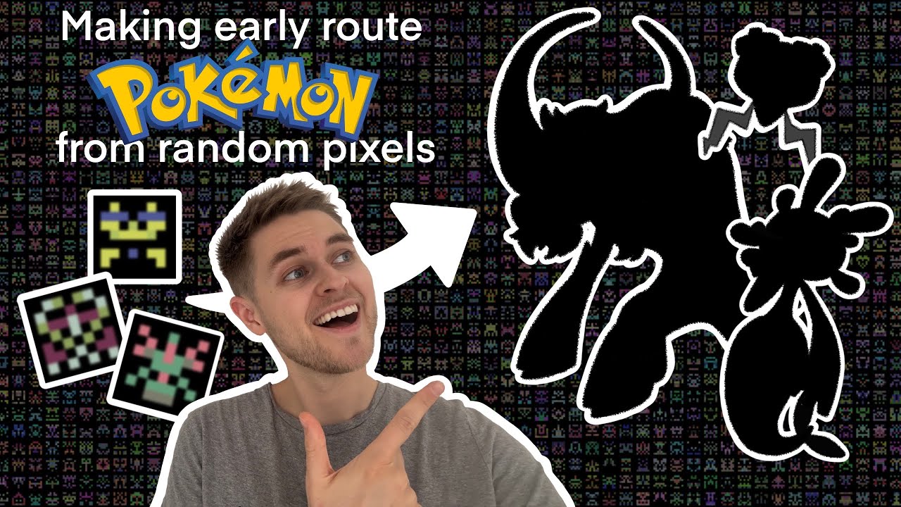 Can I make early route pokemon from randomly generated pixels? Part 1 ...