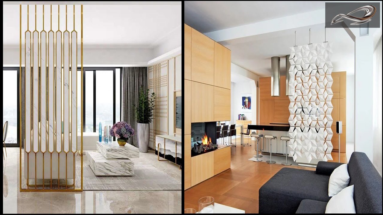 Top 200 Drawing Room Hanging Partitions | Living Room Divider Ideas ...