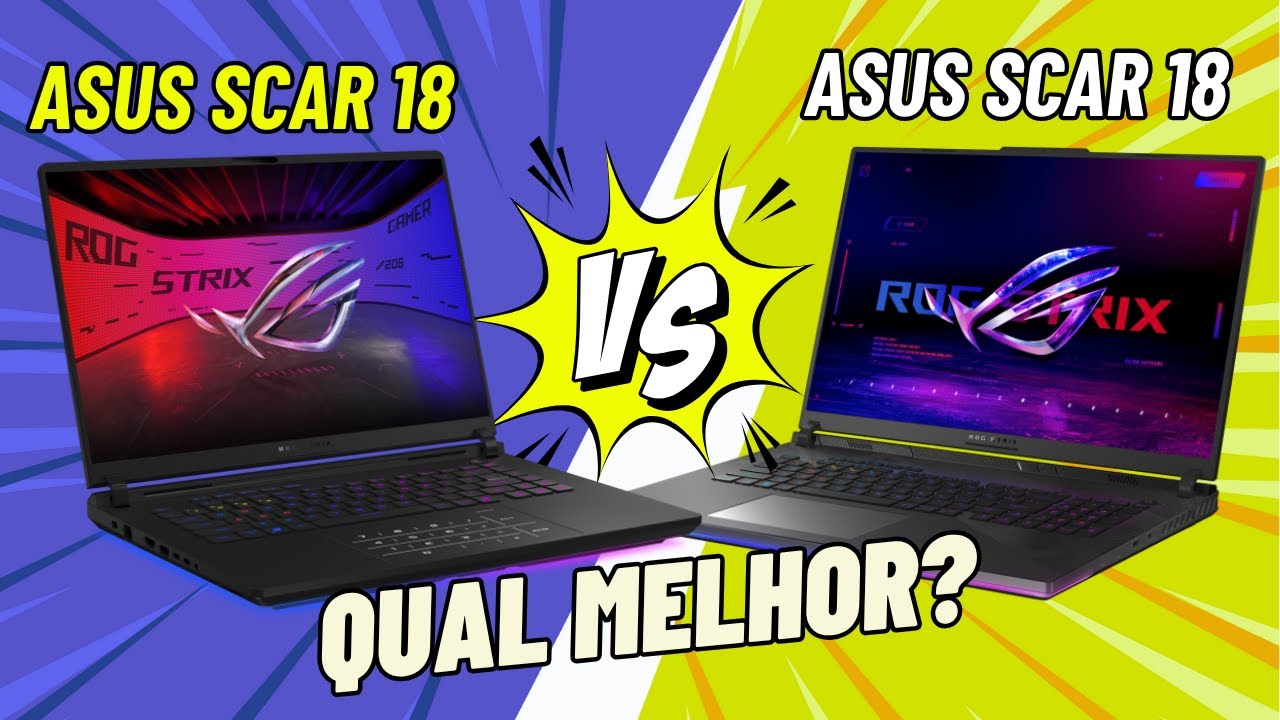 ASUS ROG Strix SCAR 16 vs SCAR 18 – Vale a Pena Pagar Mais? - YouTube