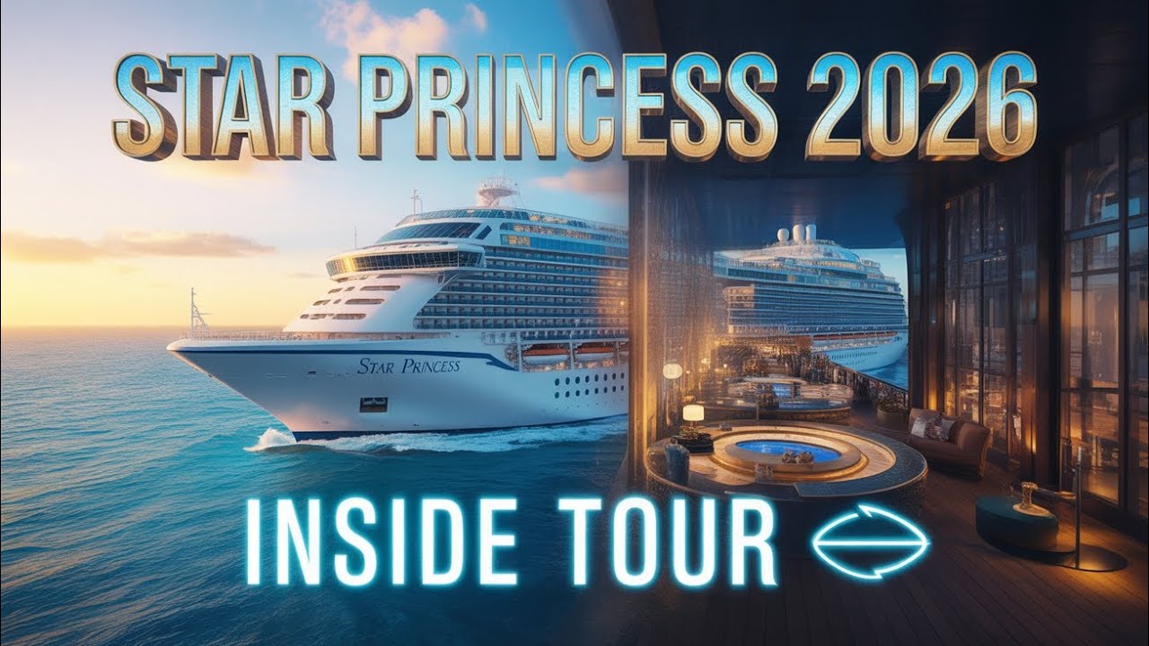INSIDE the New Star Princess 2026 – The Most Luxurious Cruise Ever ...