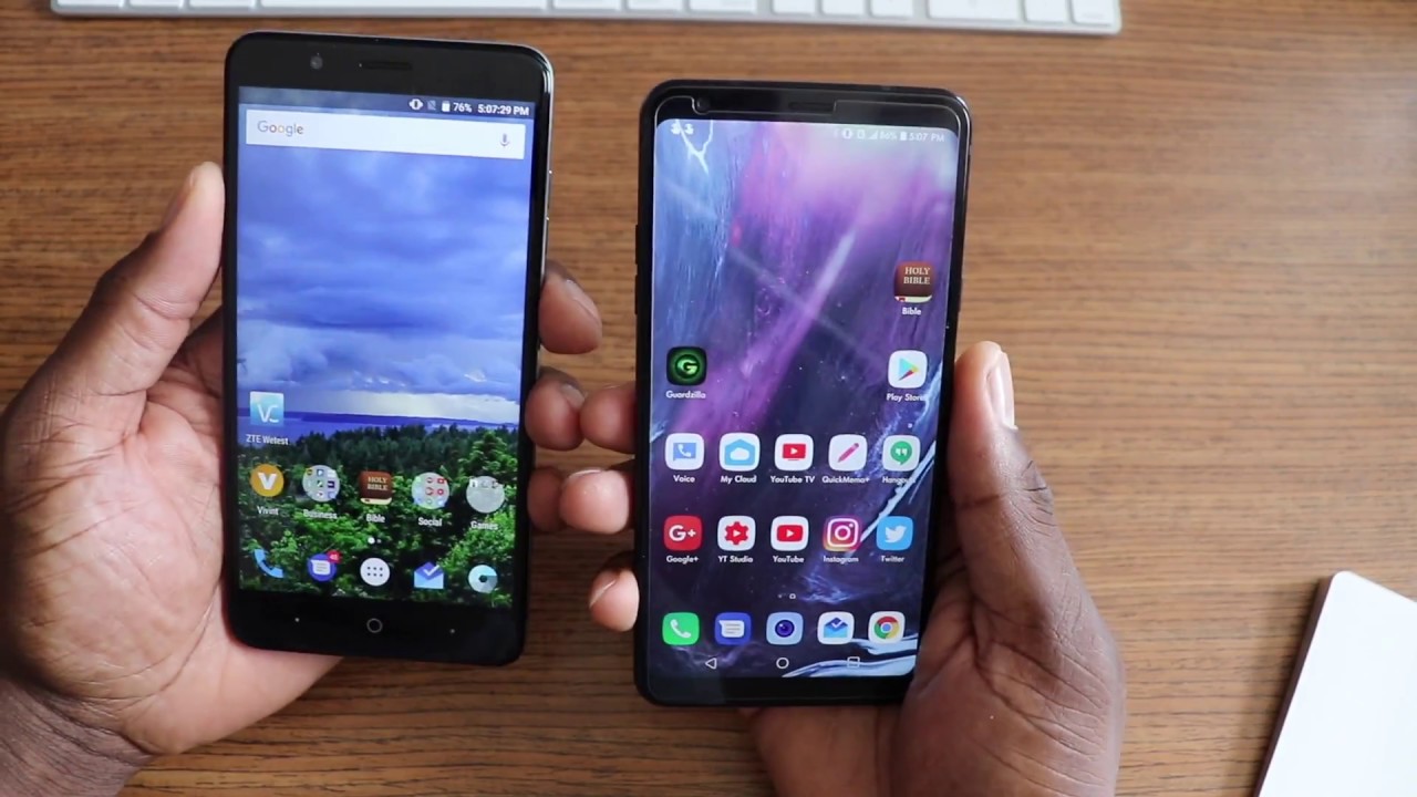 ZTE Blade Z Max VS LG Stylo 4 - YouTube