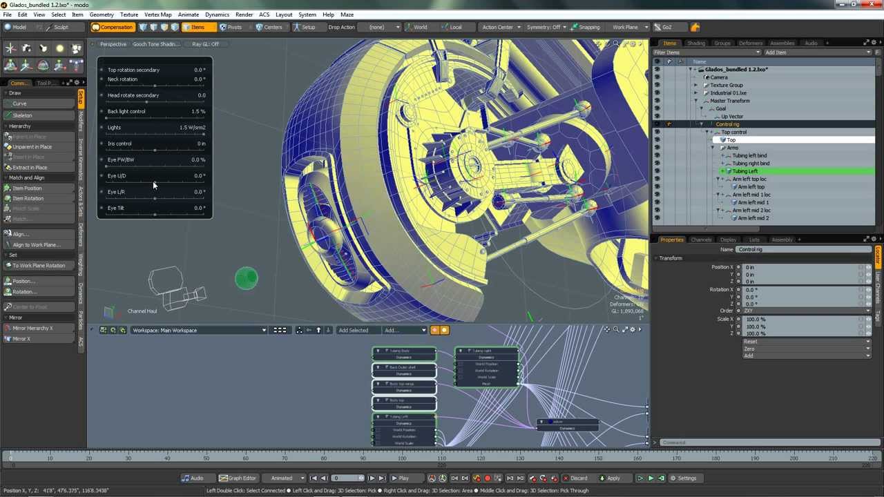 Glados Rig Eye Additions - YouTube
