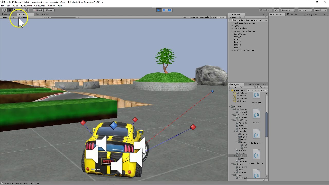 Unity3D - Car A.I. Demo - YouTube