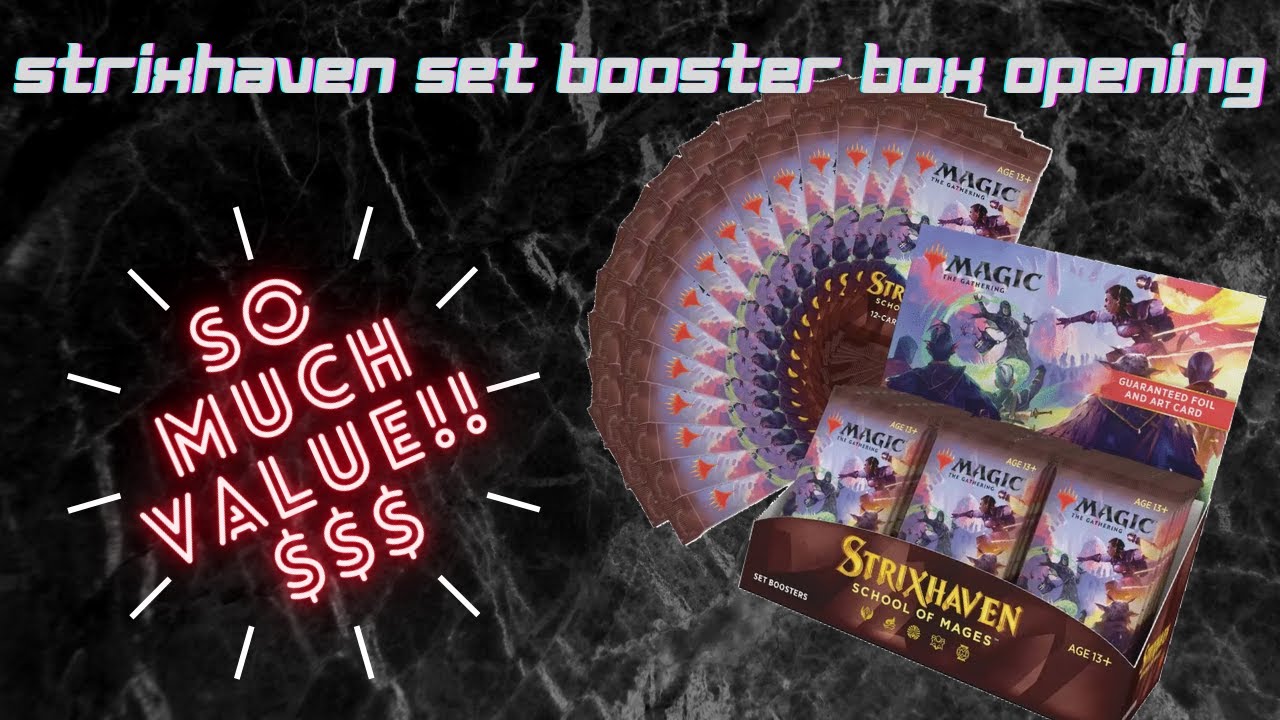 Strixhaven Set Booster Box Opening - YouTube