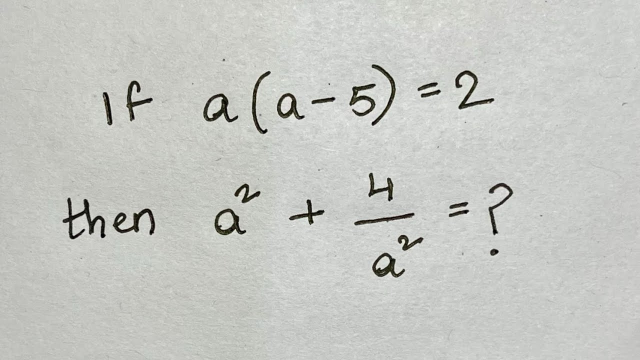 Can you solve this olympiad problem? - YouTube