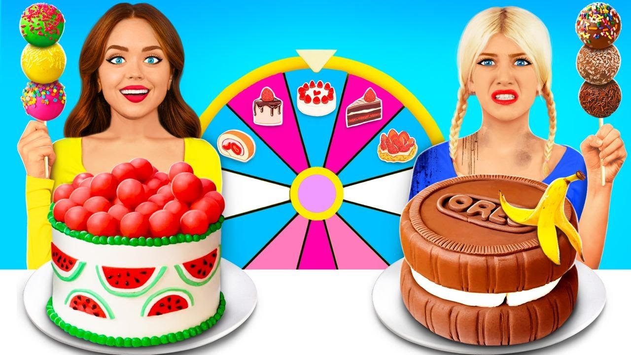 Rich vs Poor Cake Decorating Challenge | Chocolate Video & Candy ...