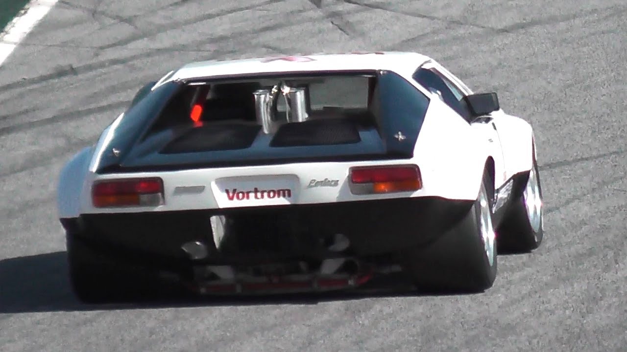 1972 De Tomaso Pantera - Muscle car V8 with 600hp in Action ! - YouTube