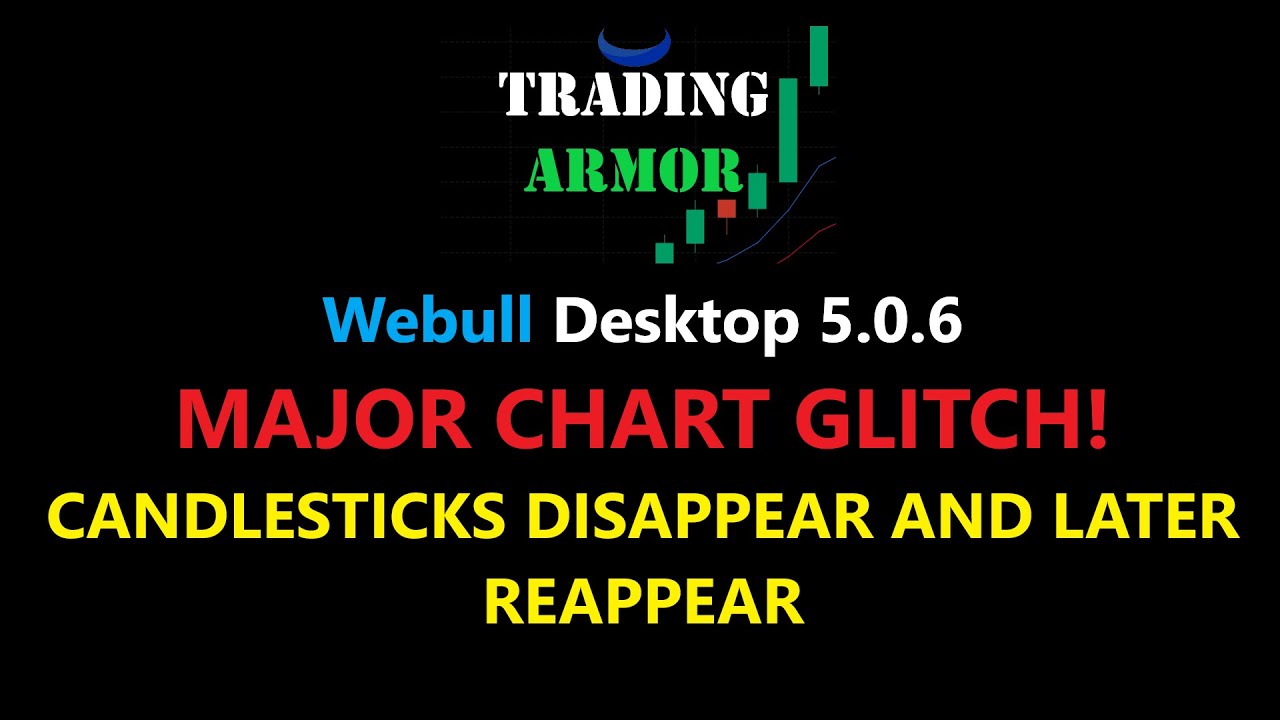 Webull 5.0.6 Chart Glitches | Candlesticks Disappear and Reappear later ...