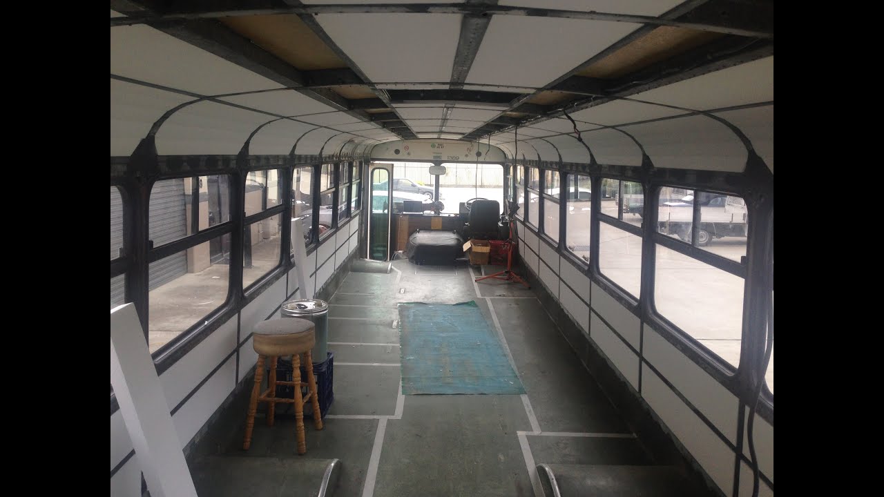 School Bus Conversion - Episode 7 - "Polystyrene Insulation" - YouTube