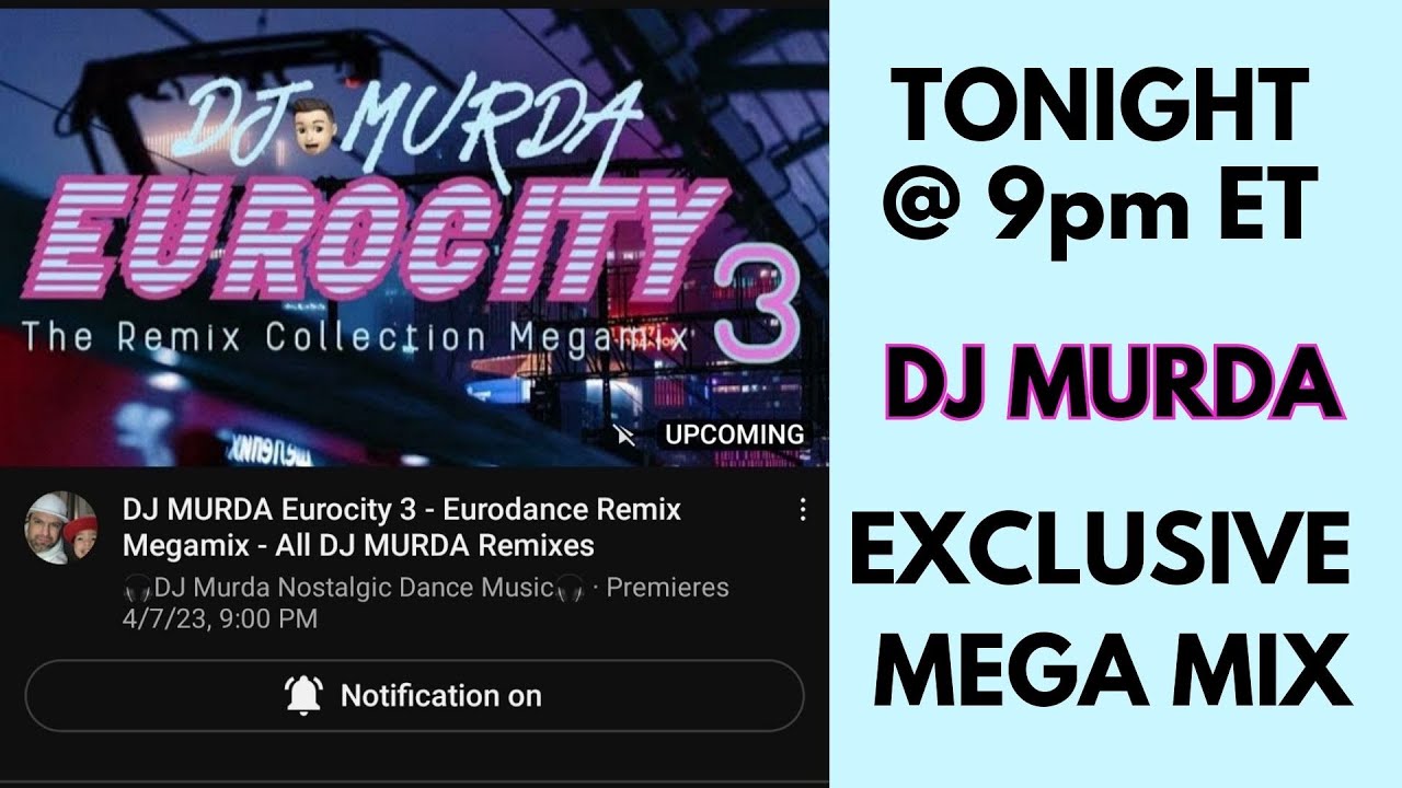 Euro Saturdays & Dj Murda Premiere Promo. Tonight at 9 PM ET Click on ...