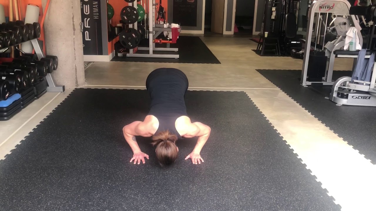 Push-ups from piked position - YouTube