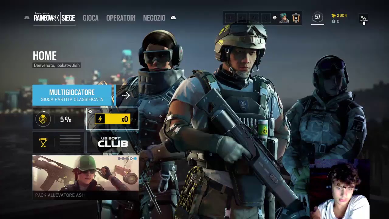 LIVE RAINBOW SIX SIEGE!!! WEBCAM A 20 LIKE!!! - YouTube