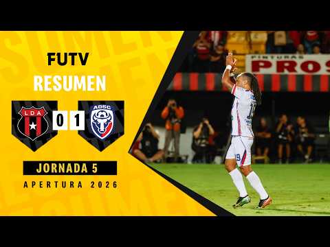 Resumen: Alajuelense 0-1 San Carlos / Apertura 2026