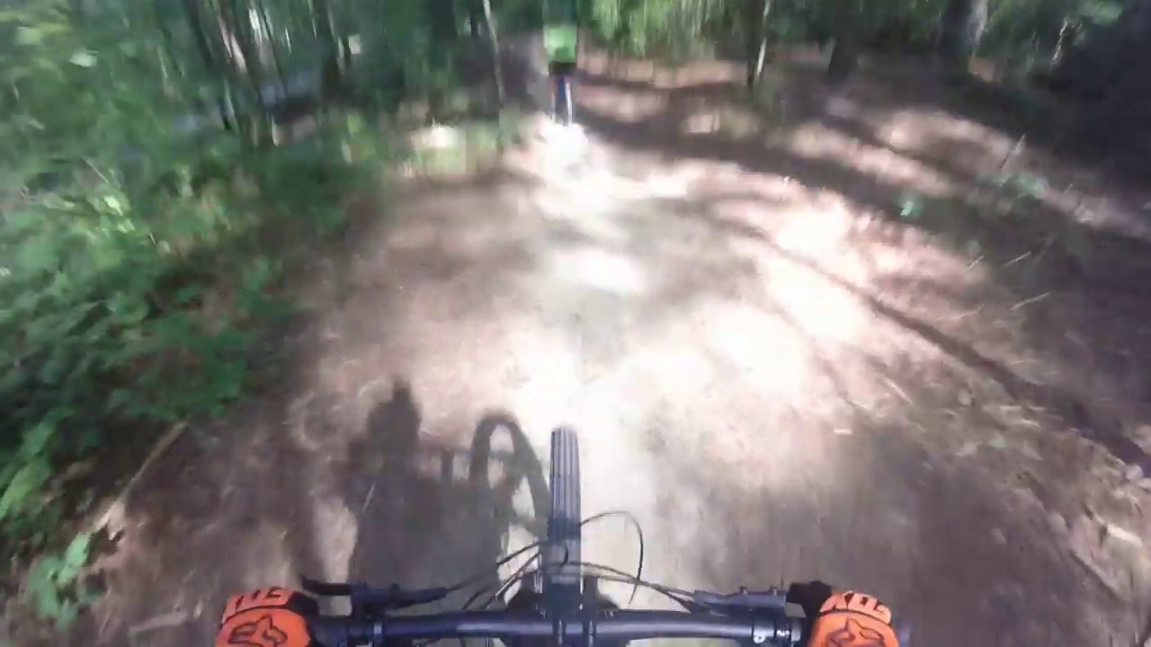 Mountain biking in North Carolina - YouTube