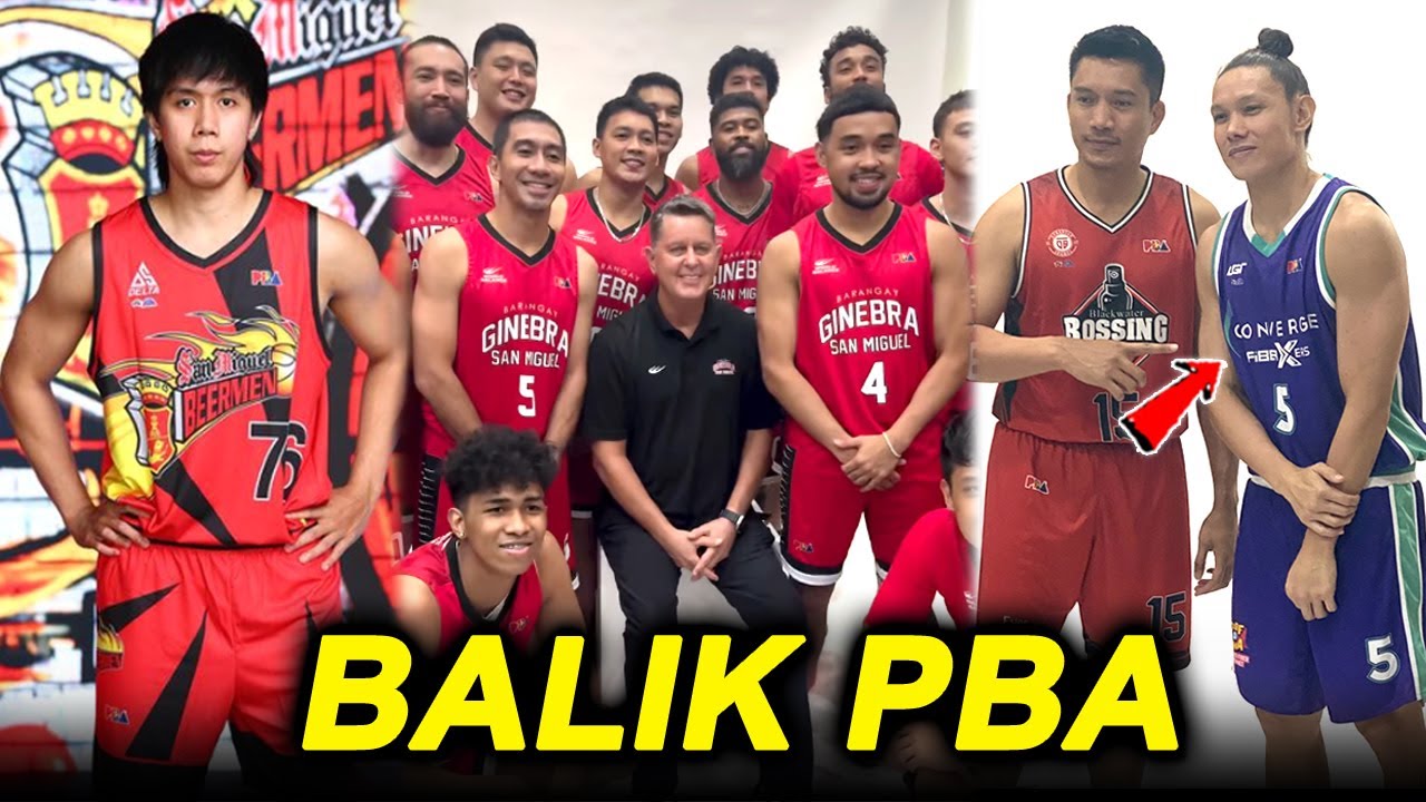 BALIK PBA si Alex Cabagnot KULITAN sa Media Day! Justin Brownlee nalang kulang sa Brgy Ginebra ...