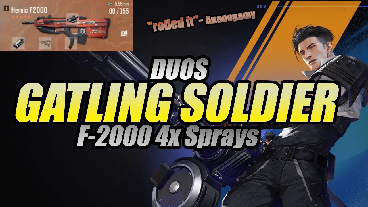 SUPER PEOPLE - Gatling Soldier - F2000 is INSANE - Duos - YouTube