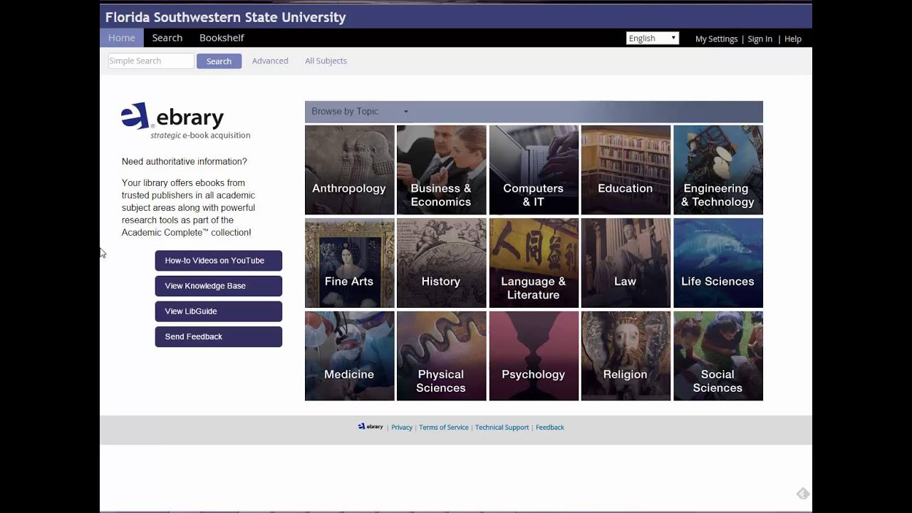 FSW Libraries: What is a Library Database - YouTube