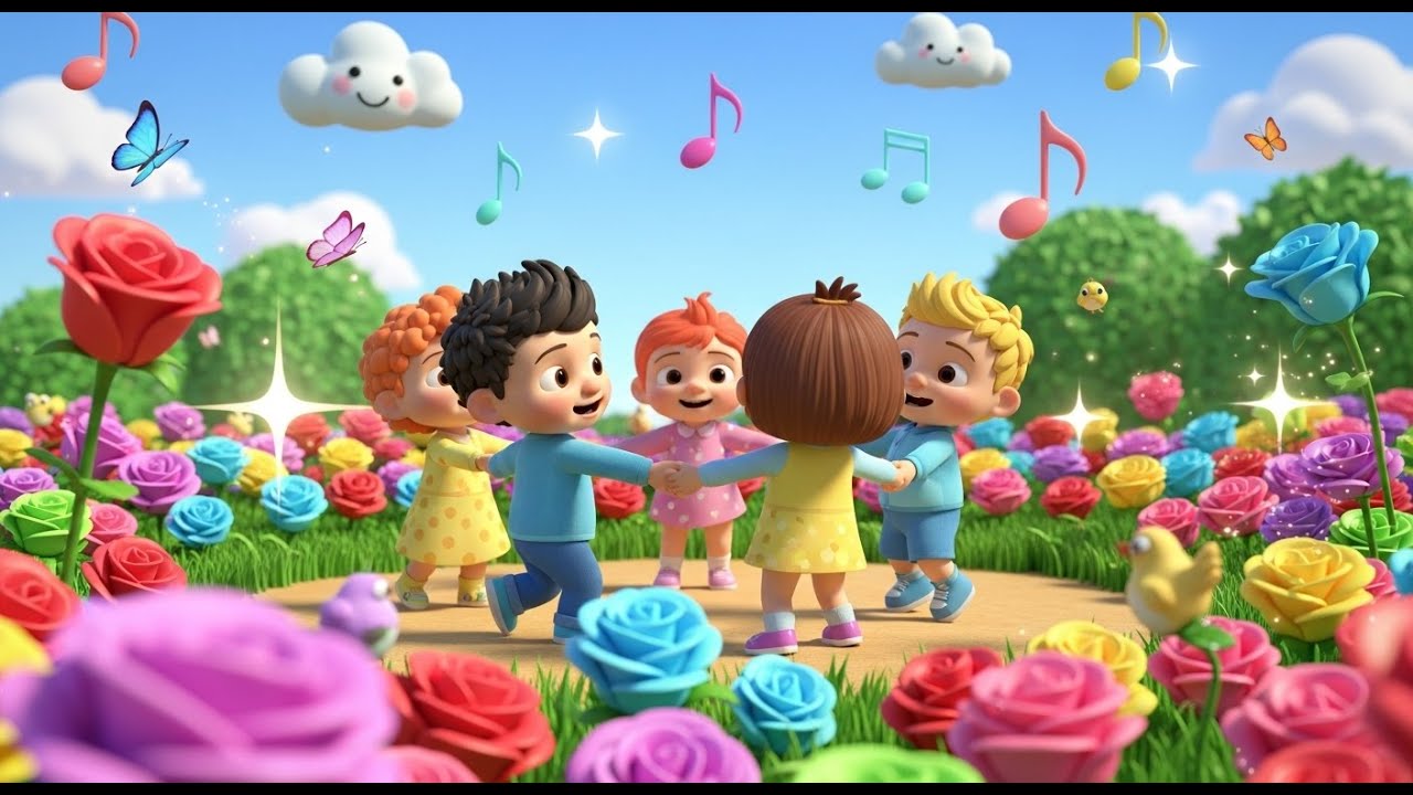 Ring A Ring Roses – Fun Nursery Rhyme for Kids - YouTube