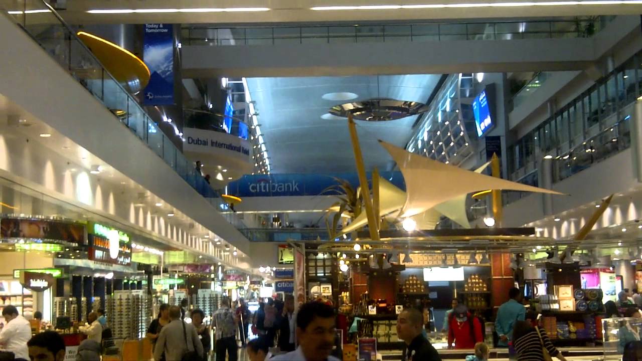 Dubai Airport terminal 2 departure 720p HD - YouTube