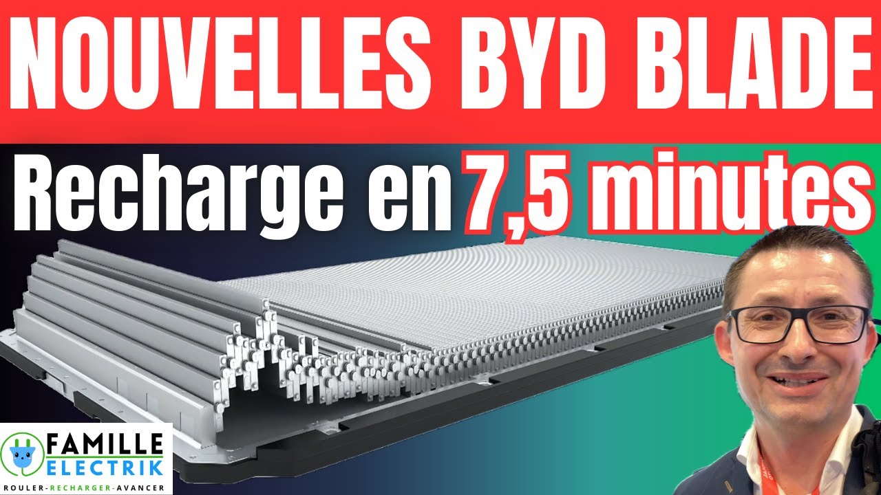 BYD lance 2 nouvelles batteries Blade LFP : encore mieux que prévu ...